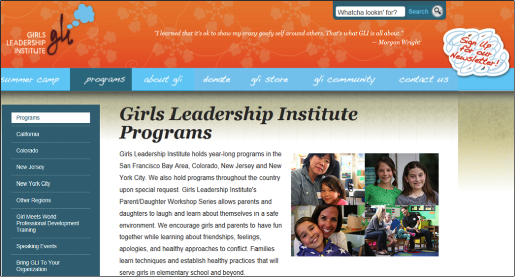 Leadership Camps For Girls & Young Women | Girls' Respect Groups